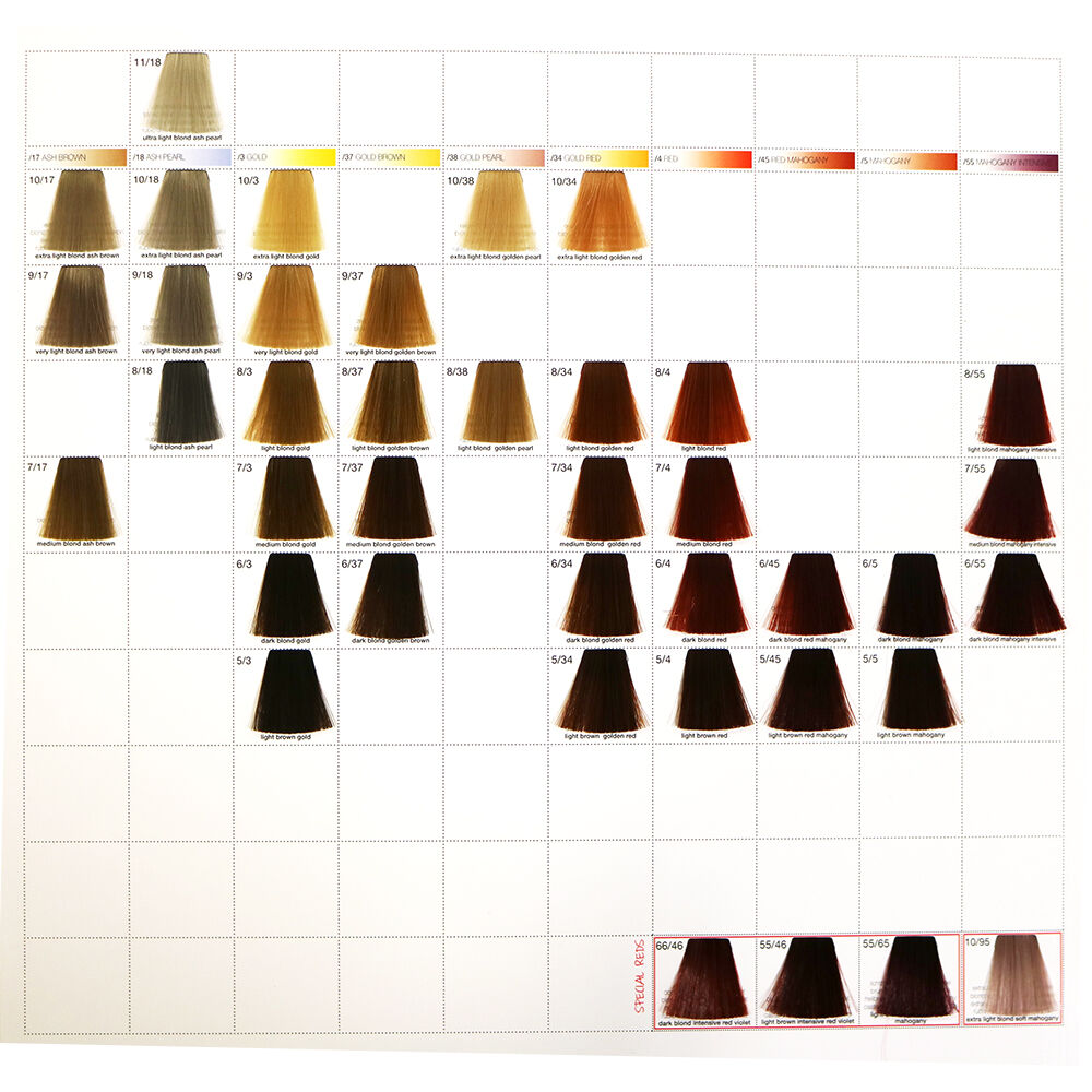 Wunderbar Wunderbar Farbkarte Jan 2020 | Haarfarbe | Pro-Duo